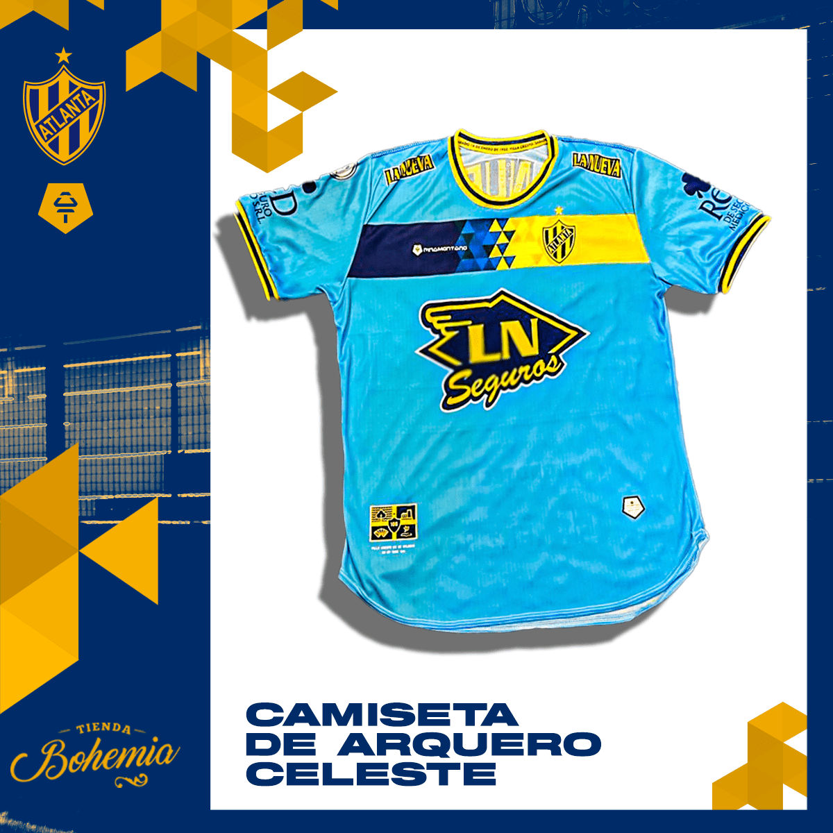 Camiseta de arquero celeste 2022 - Club Atlético Atlanta
