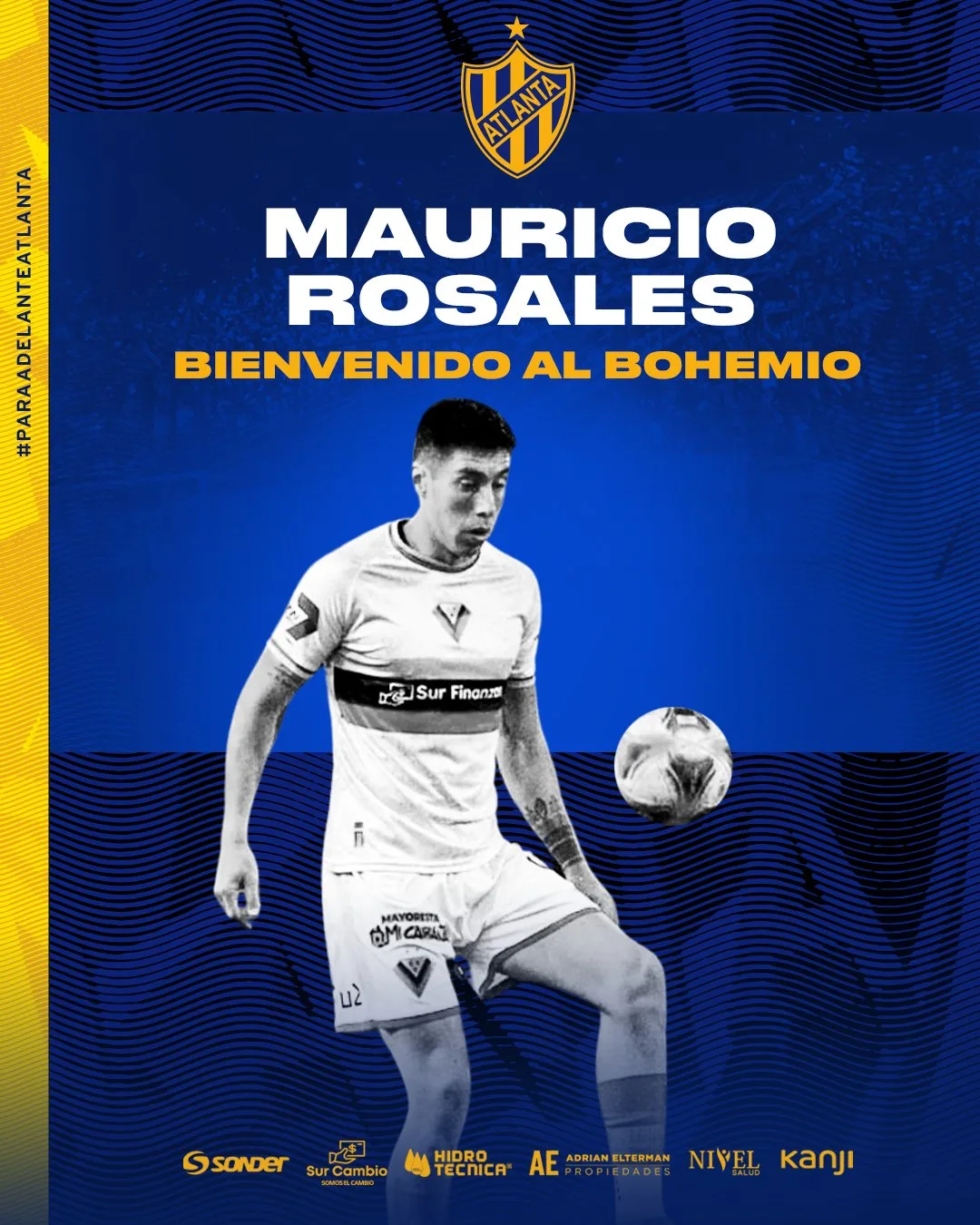 Mauricio Rosales se suma al bohemio - Club Atlético Atlanta