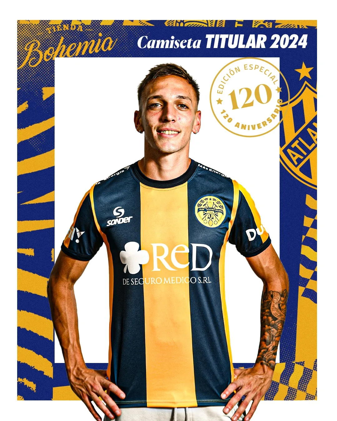 SONDER Camiseta titular 2024 EDICIÓN LIMITADA - Club Atlético Atlanta